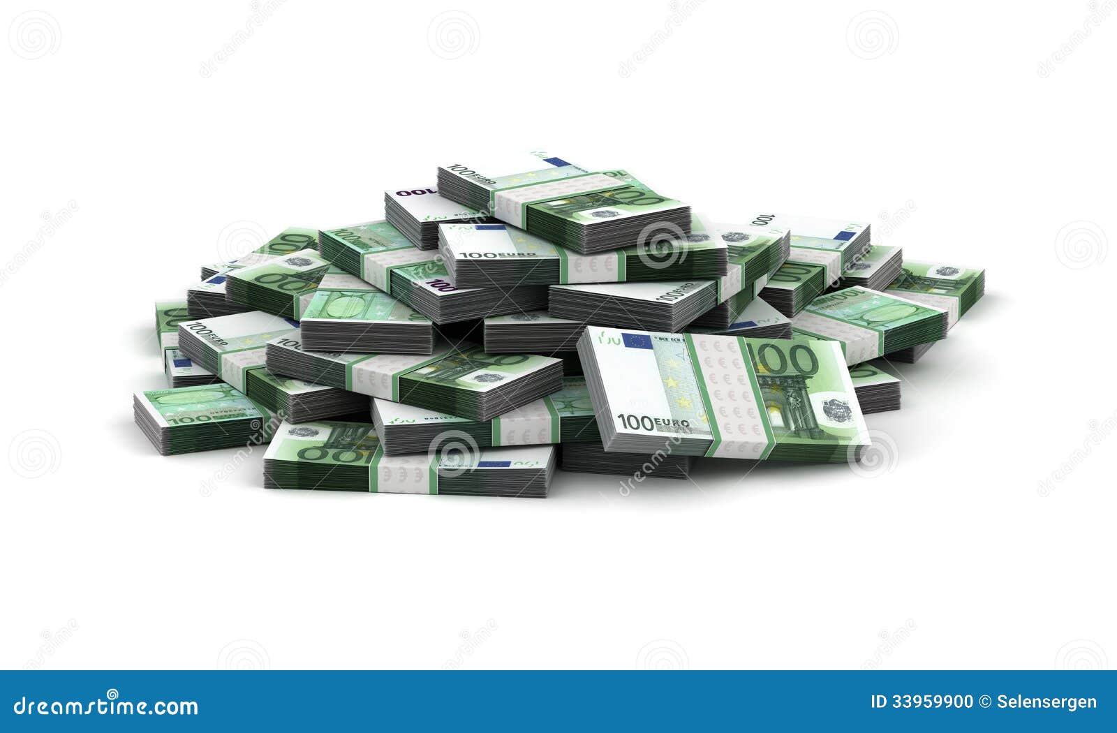 Stack of Euro stock illustration. Illustration of concepts - 33959900