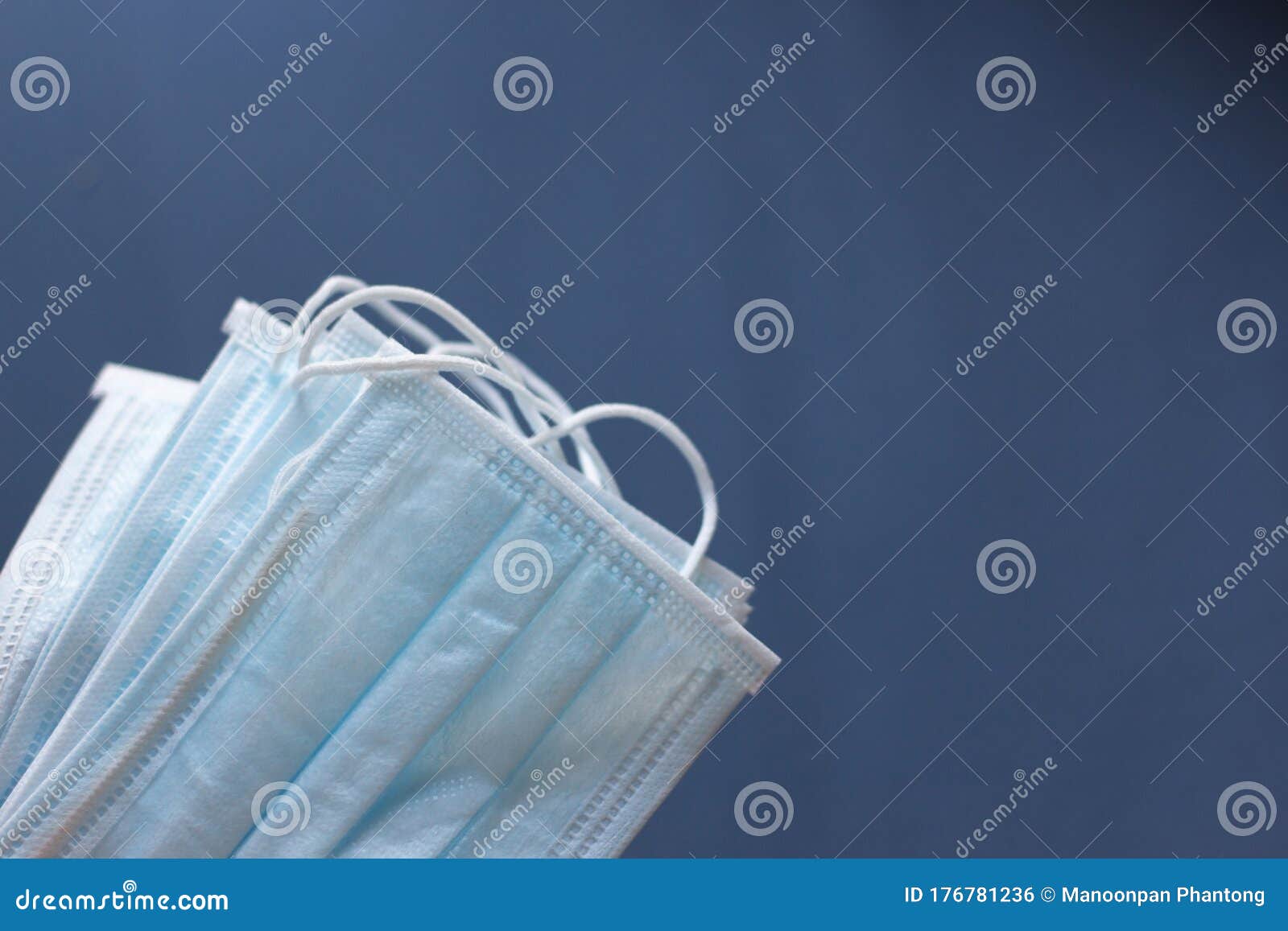 Stack of Face Mask or Medical Mask for Coronavirus Stock Photo - Image ...