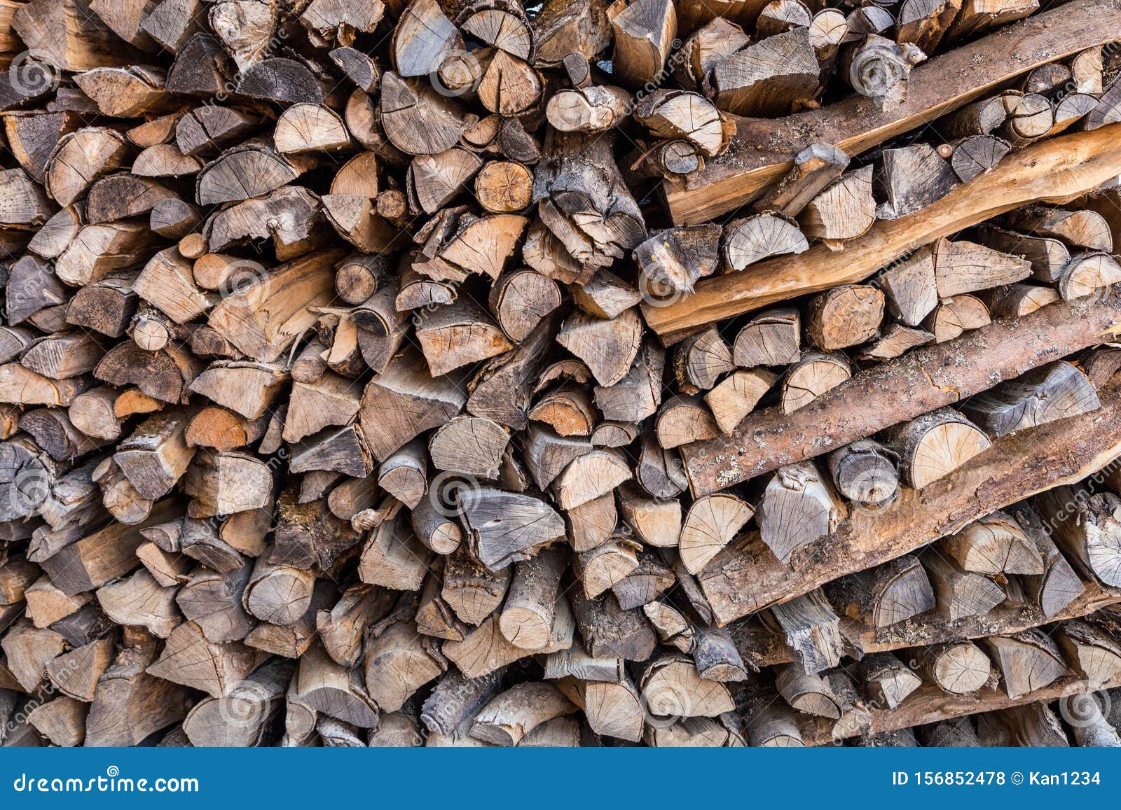 Stack of Fire Wood for Background Texture Stock Photo - Image of ...