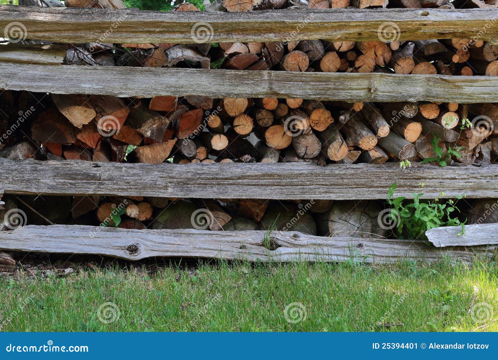 Stack of Firewood. stock image. Image of gray, brown - 25394401
