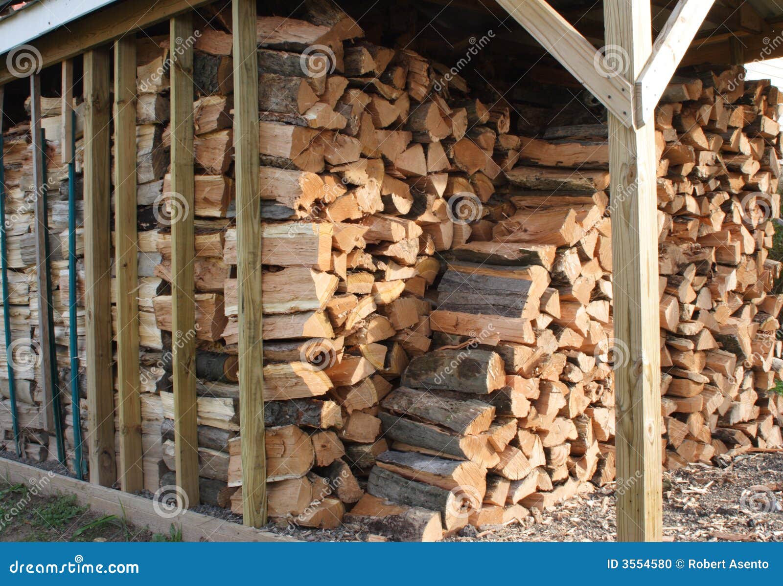 Stack of Firewood stock photo. Image of place, campfire - 3554580