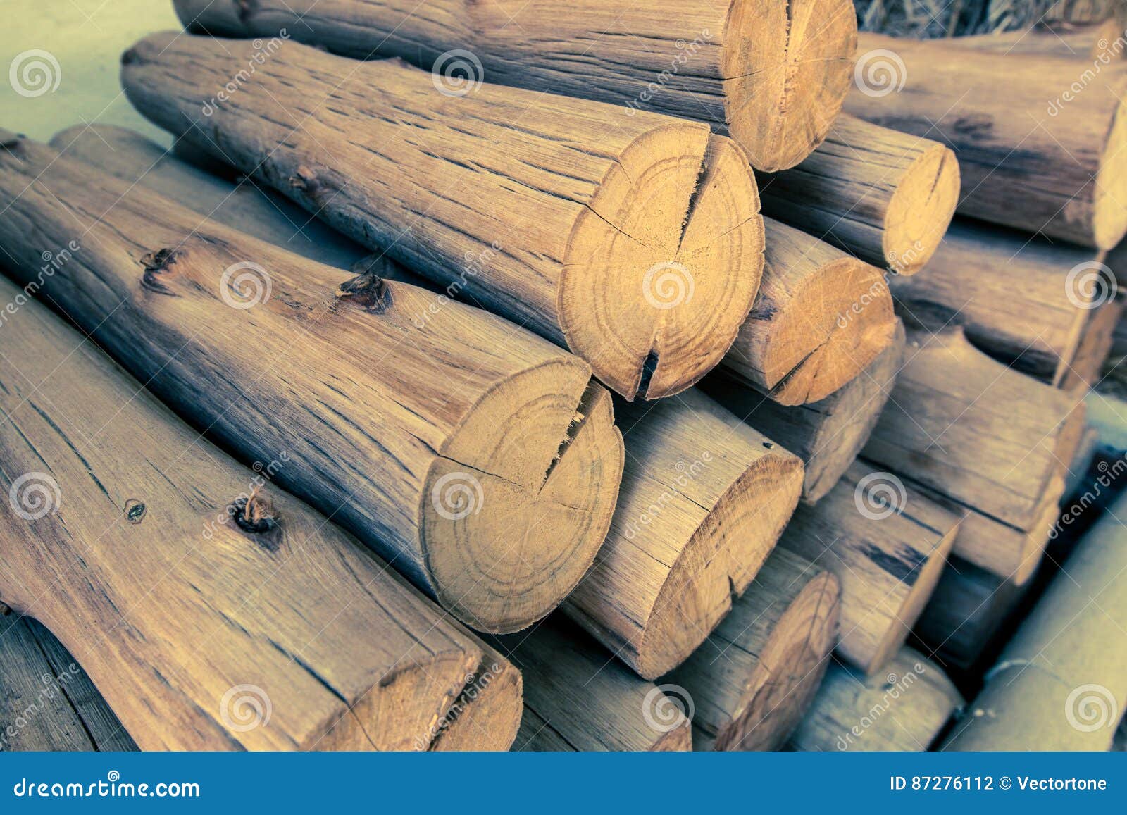 Stack of firewood stick. stock photo. Image of pine, material - 87276112