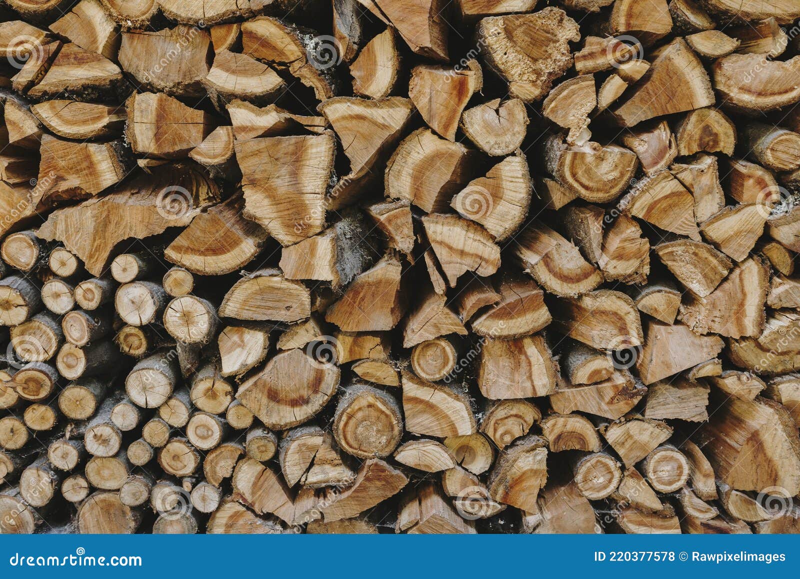 Stack of Firewood Textured Background Stock Photo - Image of energy ...