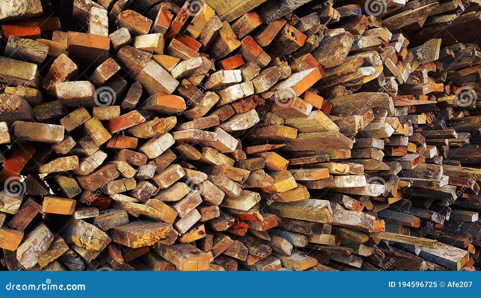 Stack of Firewood, Used Wood Stock Image - Image of forestry, closeup ...