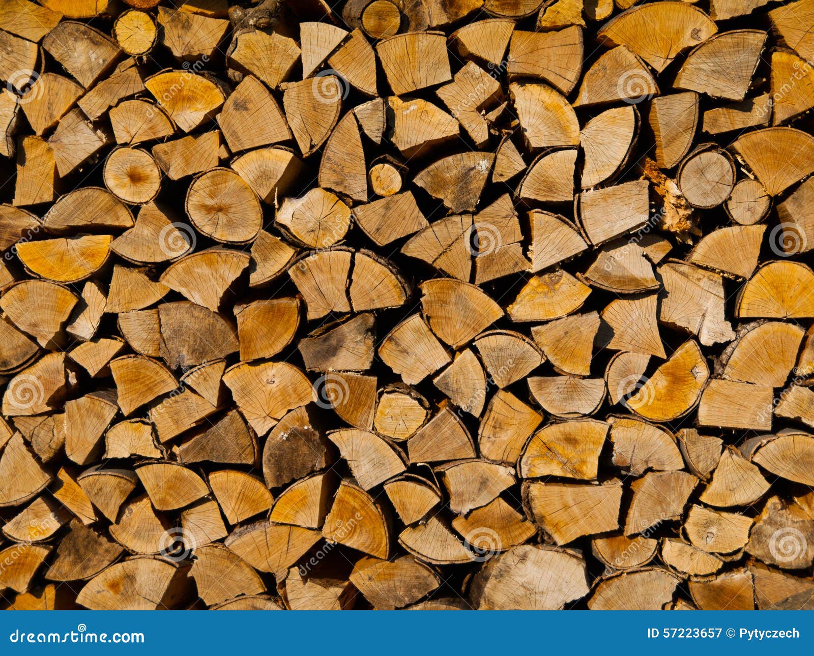 Stack of firewood stock image. Image of heap, heating - 57223657