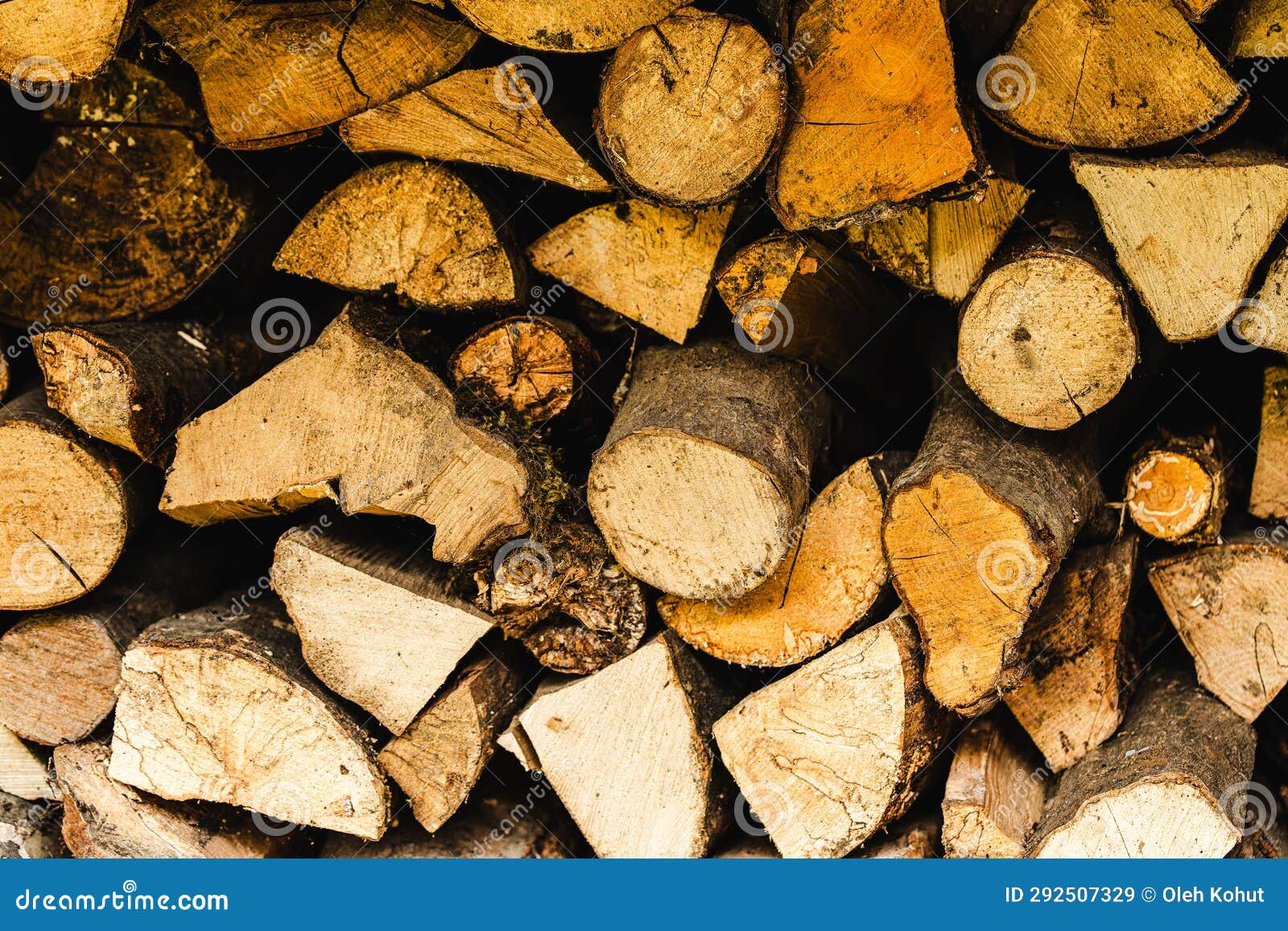 Stack of Firewood Woodpile Old Rust Stock Image - Image of rock, soil ...