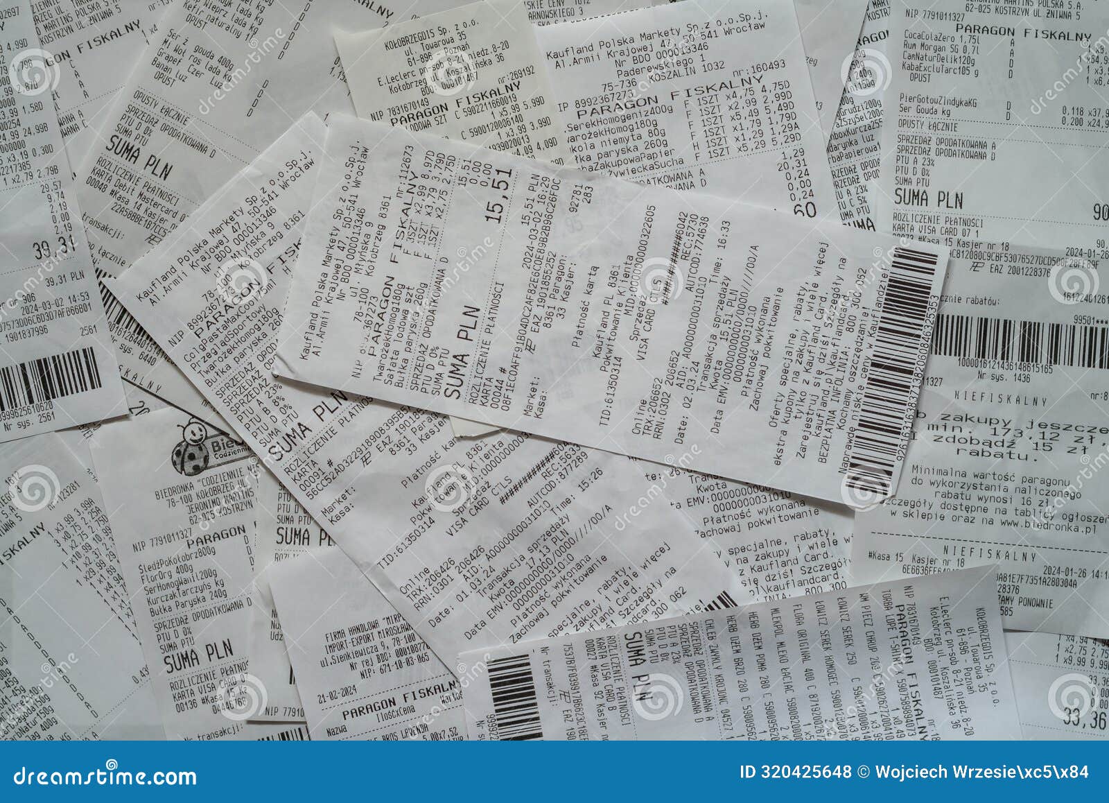 Stack Of Receipts Editorial Photo | CartoonDealer.com #183452785