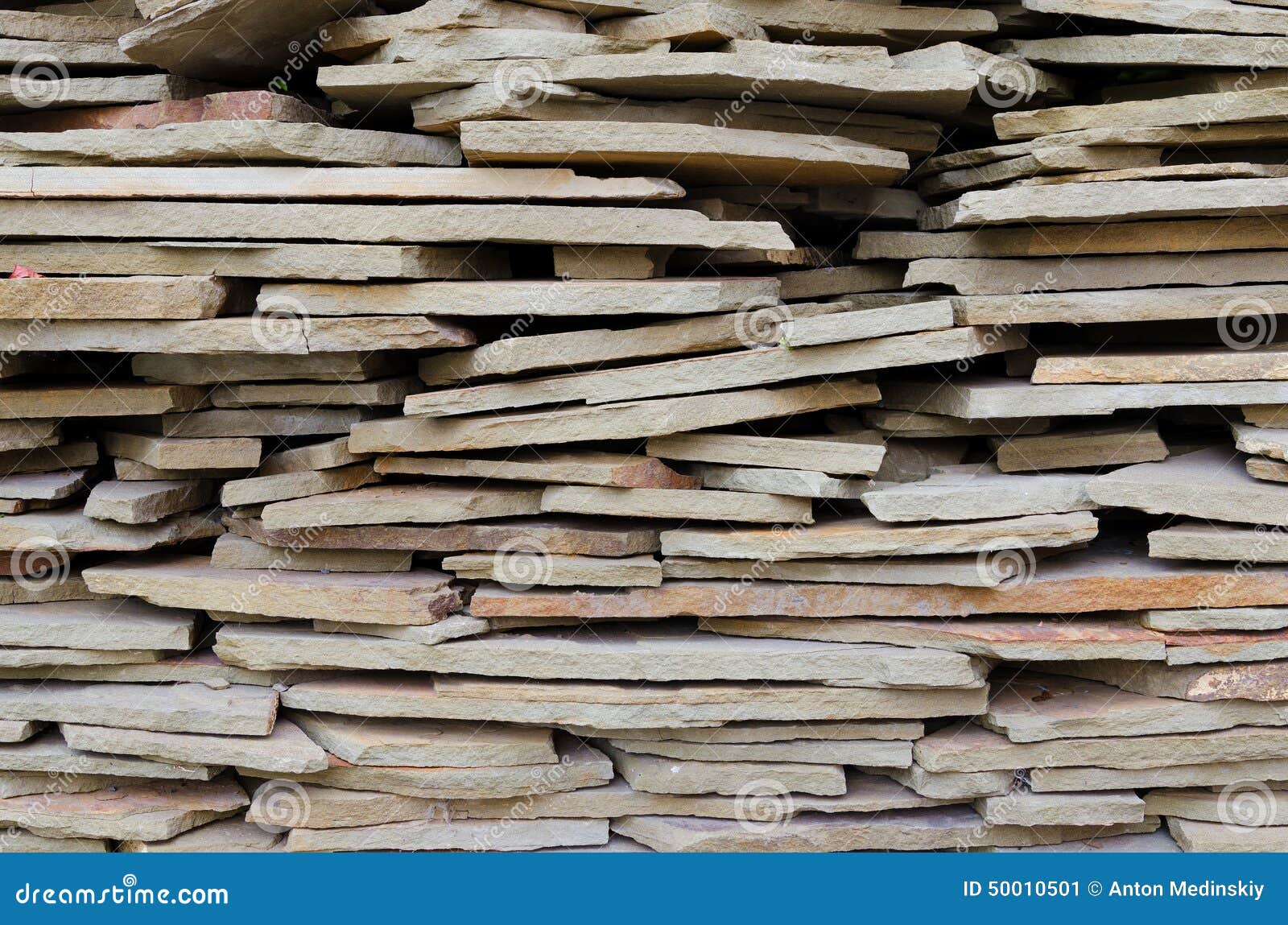 A Stack of Flagstone Bricks Stock Image - Image of pattern, stone: 50010501