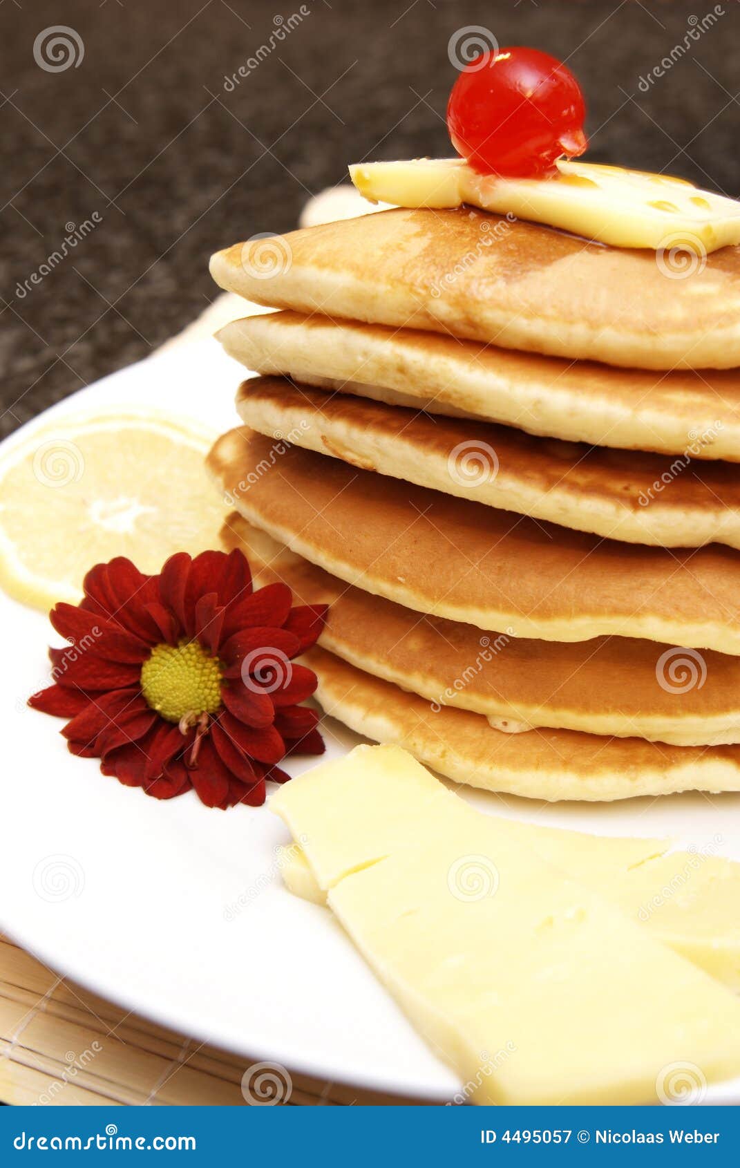 Stack Of Flapjacks With Syrup Picture. Image: 4495057
