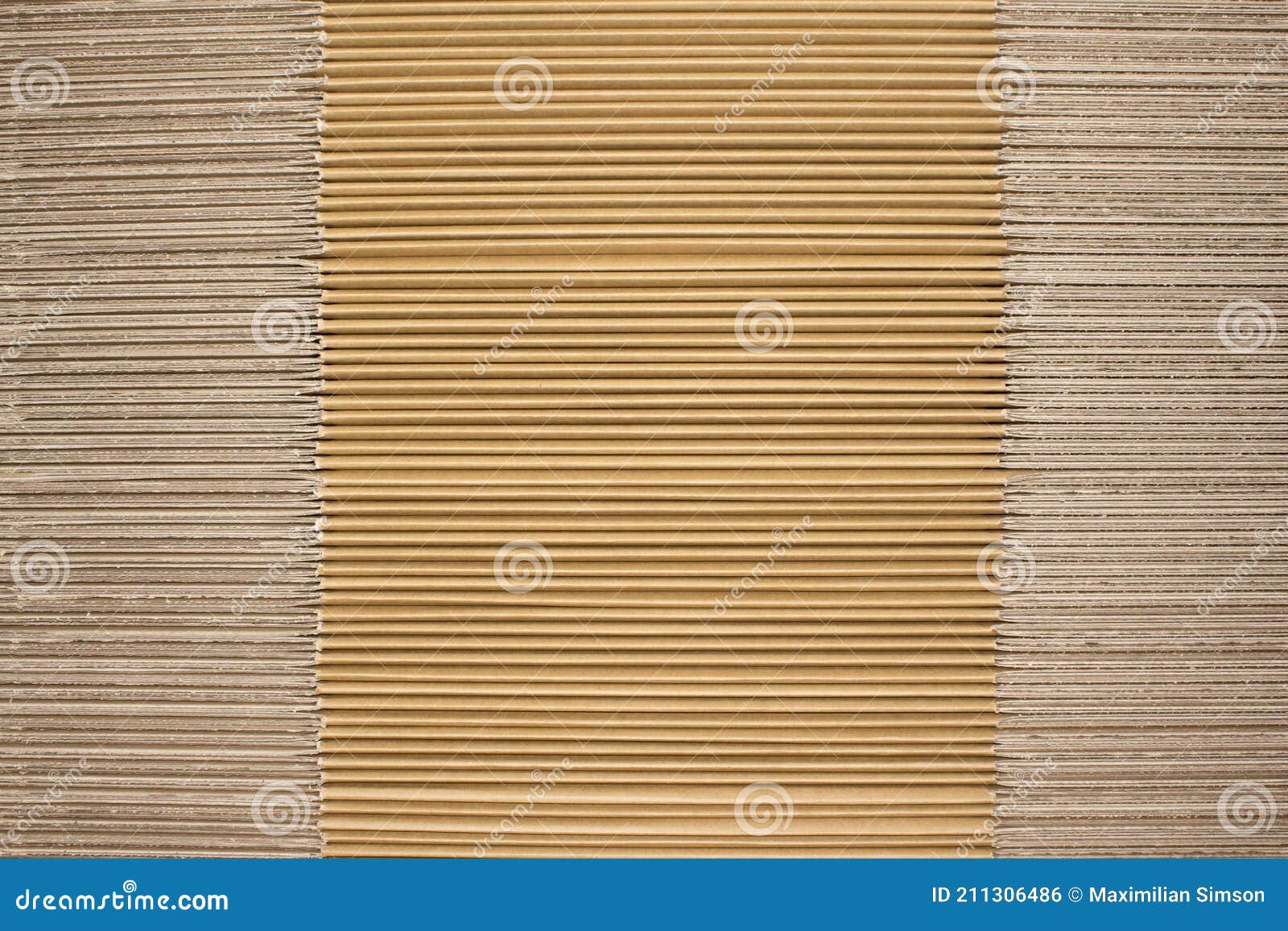Folding Cardboard Boxes. Perforated Sheets Of Corrugated Cardboard Are ...