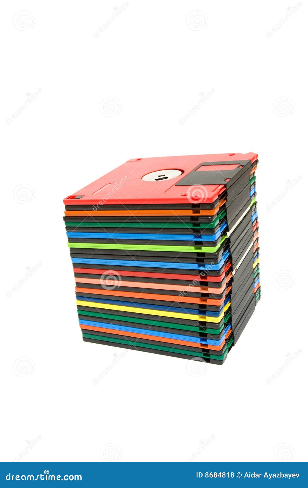 Stack of floppy disk stock photo. Image of green, plastic - 8684818