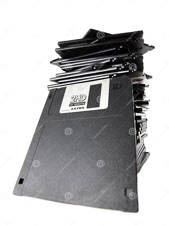 Stack of floppy disks stock image. Image of office, code - 11434523