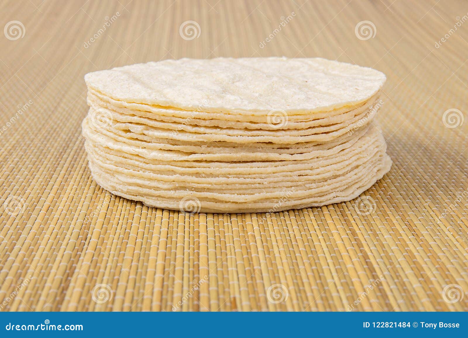 Stack of Flour Tortillas stock photo. Image of kitchen - 122821484