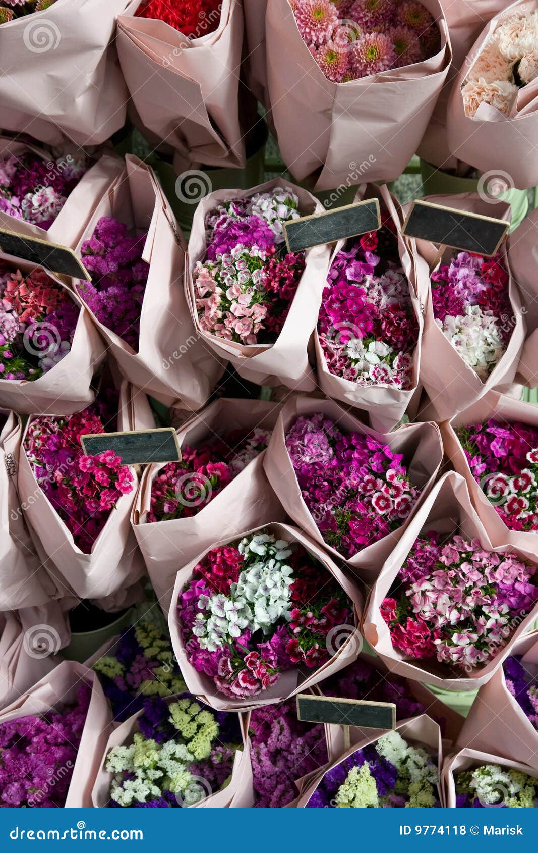 Stack of flowers stock photo. Image of celebrate, pink - 9774118