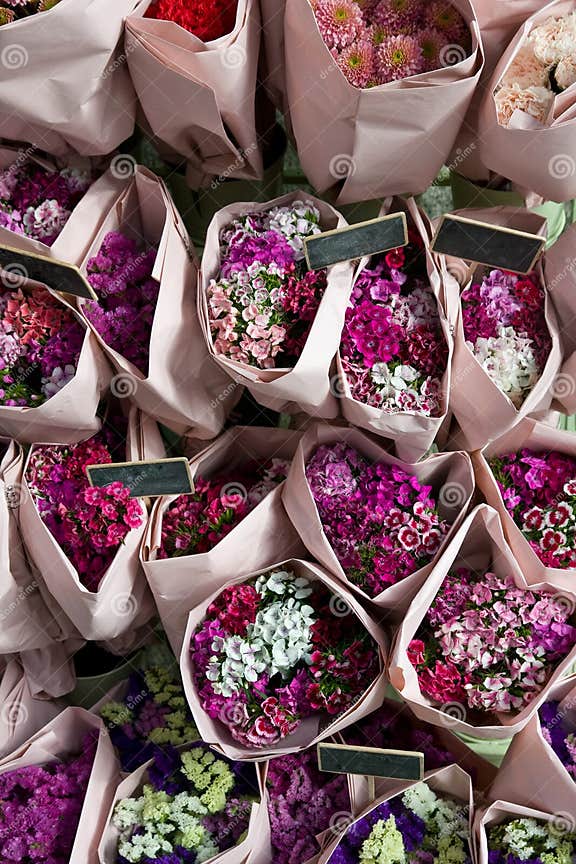 Stack of flowers stock photo. Image of celebrate, pink - 9774118