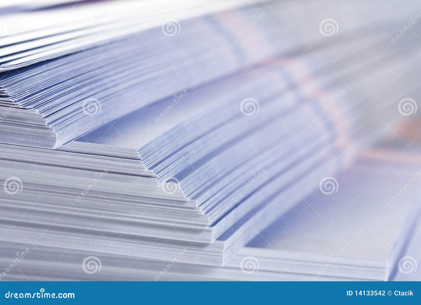 Stack of flyers stock photo. Image of materials, booklets - 14133542