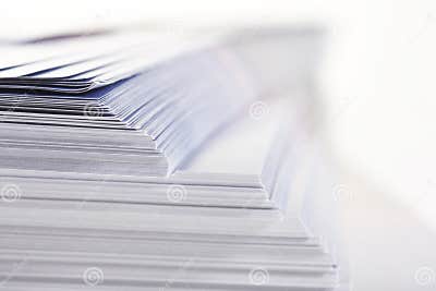 Stack of flyers stock photo. Image of booklets, staples - 4861826