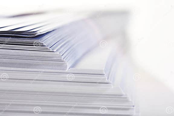 Stack of flyers stock photo. Image of booklets, staples - 4861826