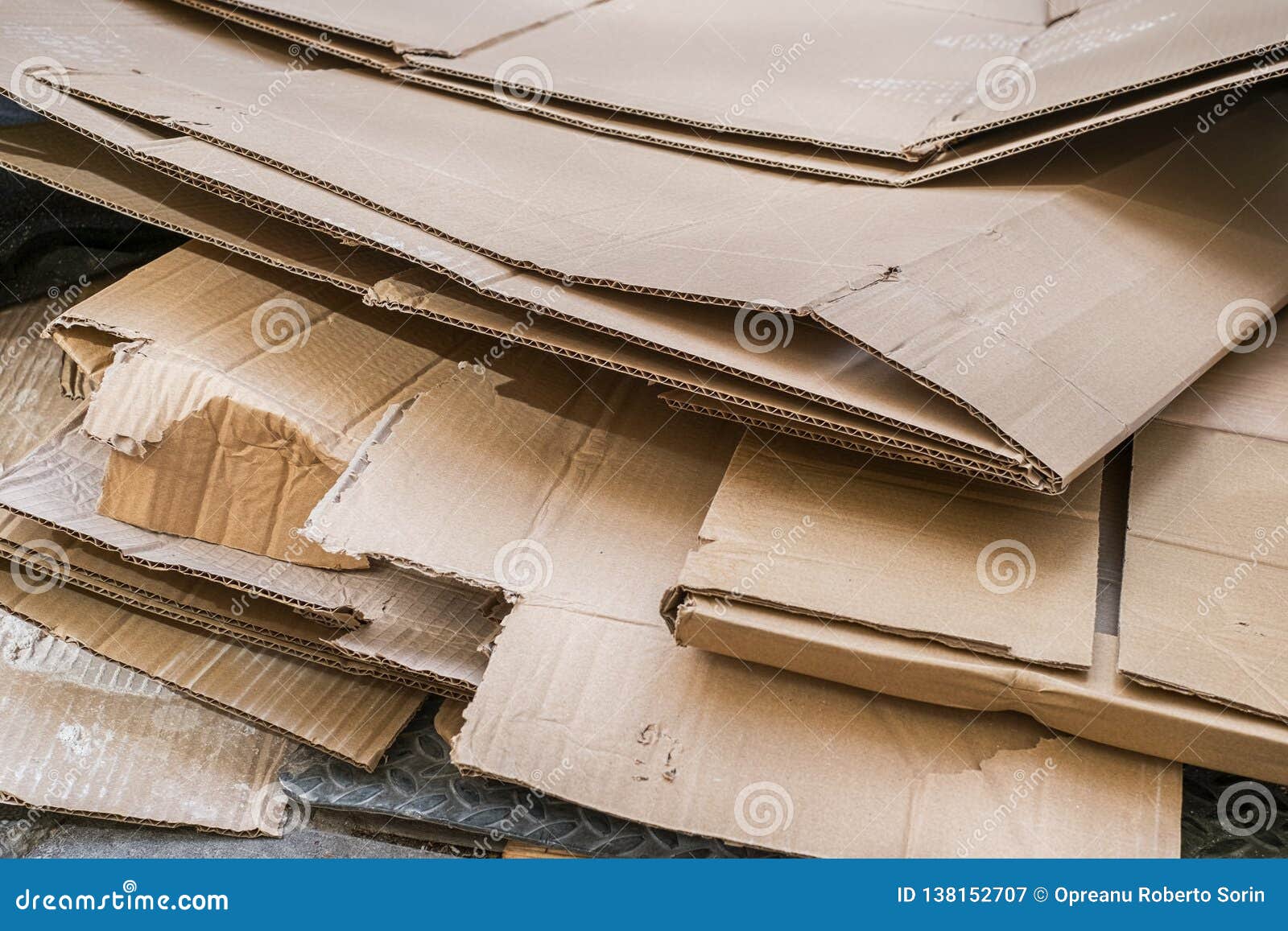 Stack of Folded Carton Box Boards Stock Image - Image of package, card ...