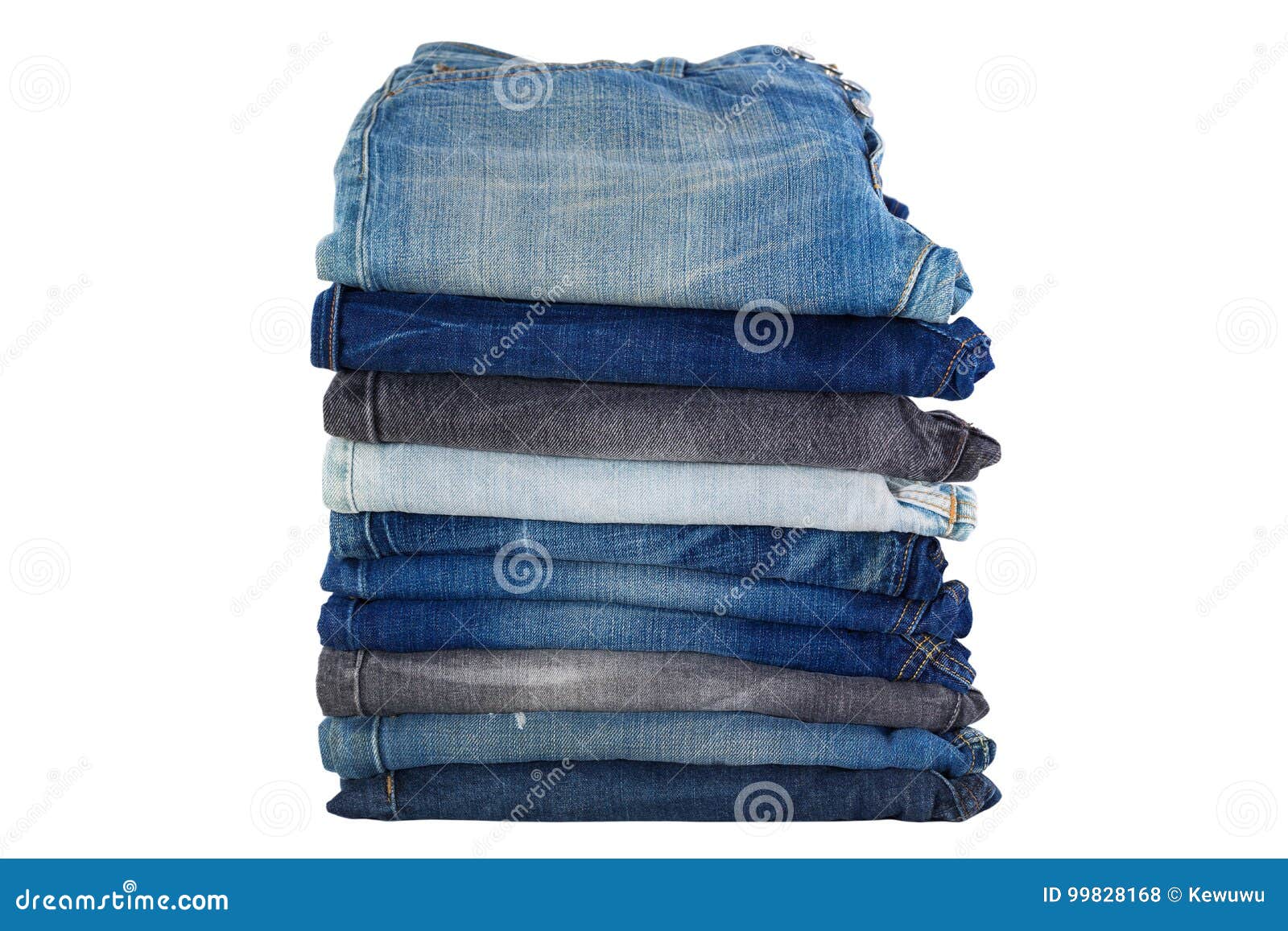 Blue stack pants - indiagast