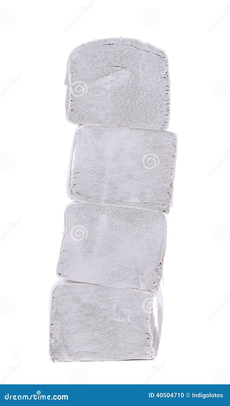 Stack of Folded Disposable Papers. Stock Photo - Image of group, clean ...