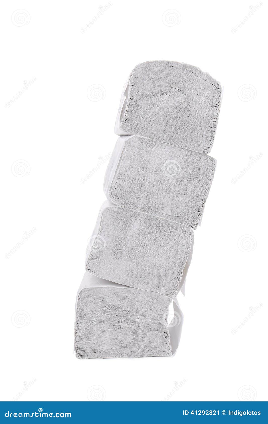 Stack of Folded Disposable Papers. Stock Image - Image of equipment ...