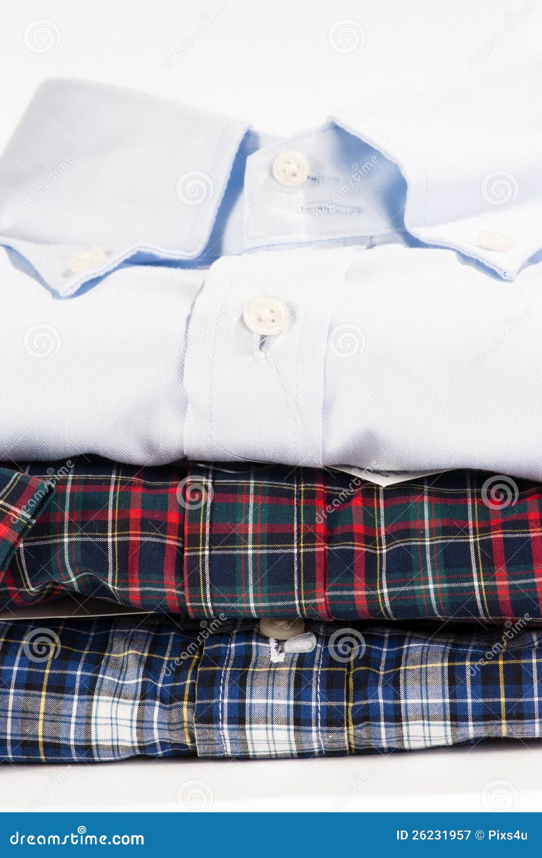 Stack of folded shirts stock image. Image of cloth, color - 26231957