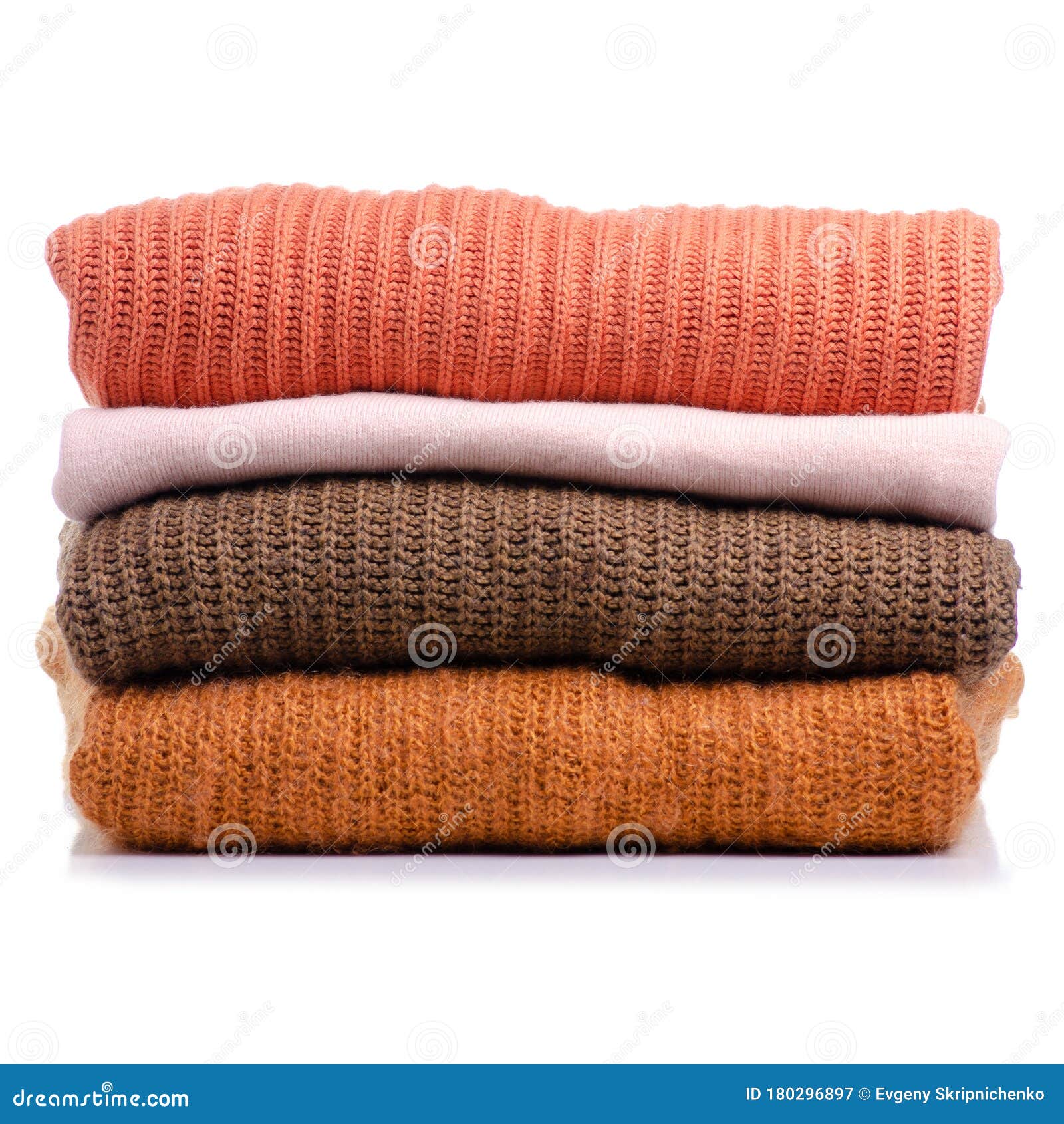 Stack Folded Sweater Clothing Stock Image - Image of laundry, design ...