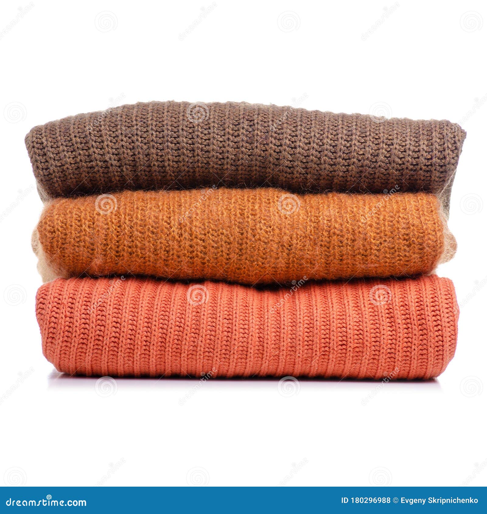Stack Folded Sweater Clothing Stock Photo - Image of folded, beige ...