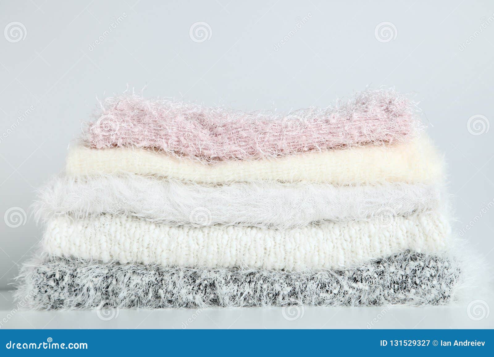 Folded sweaters stock image. Image of knitwear, domestic - 131529327
