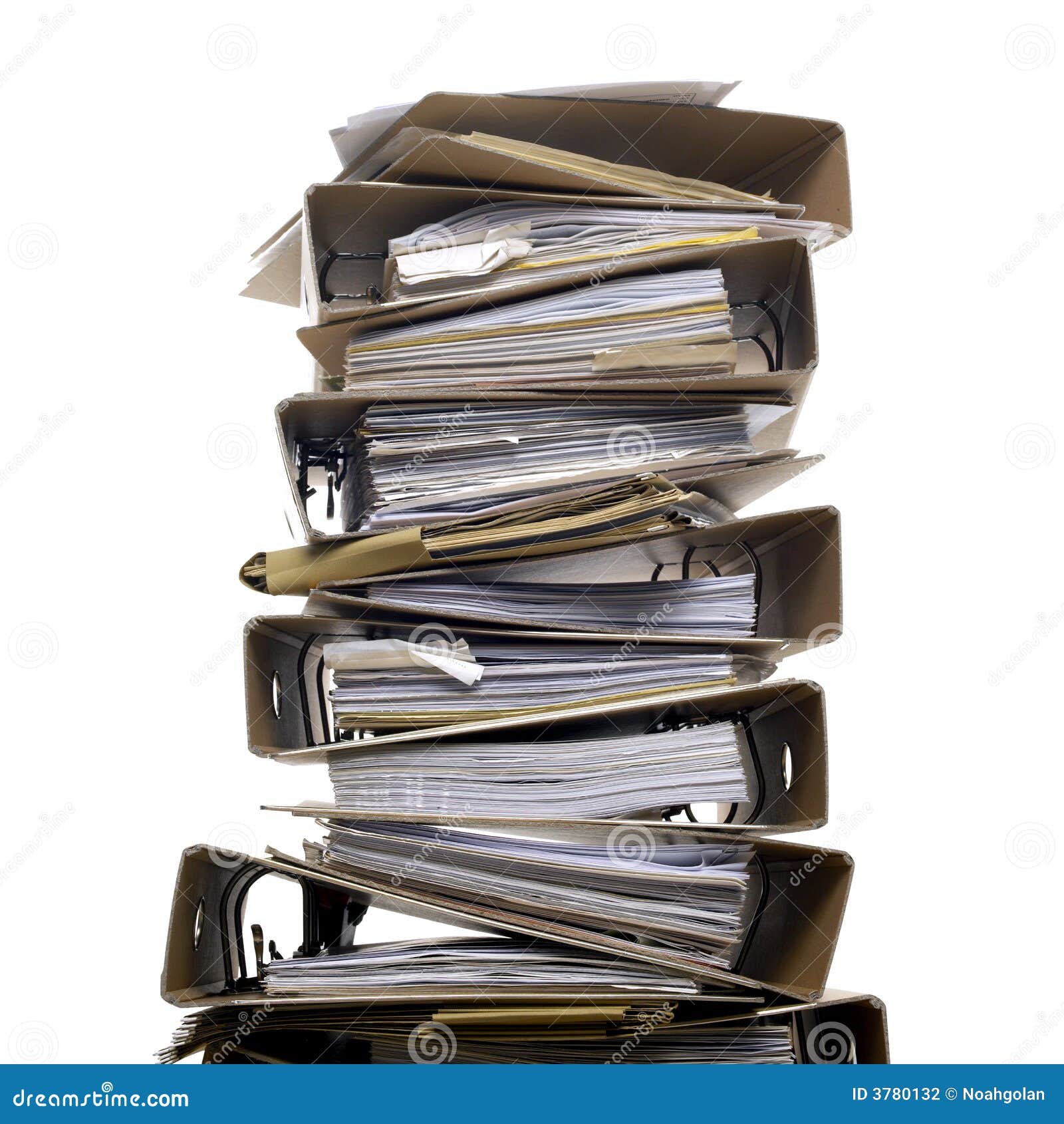 Stack of folder stock photo. Image of investment, accumulation - 3780132
