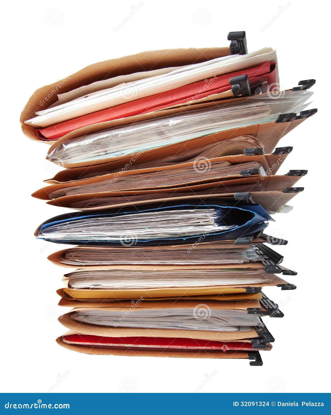 Stack Of Folders Stock Photo | CartoonDealer.com #32091324