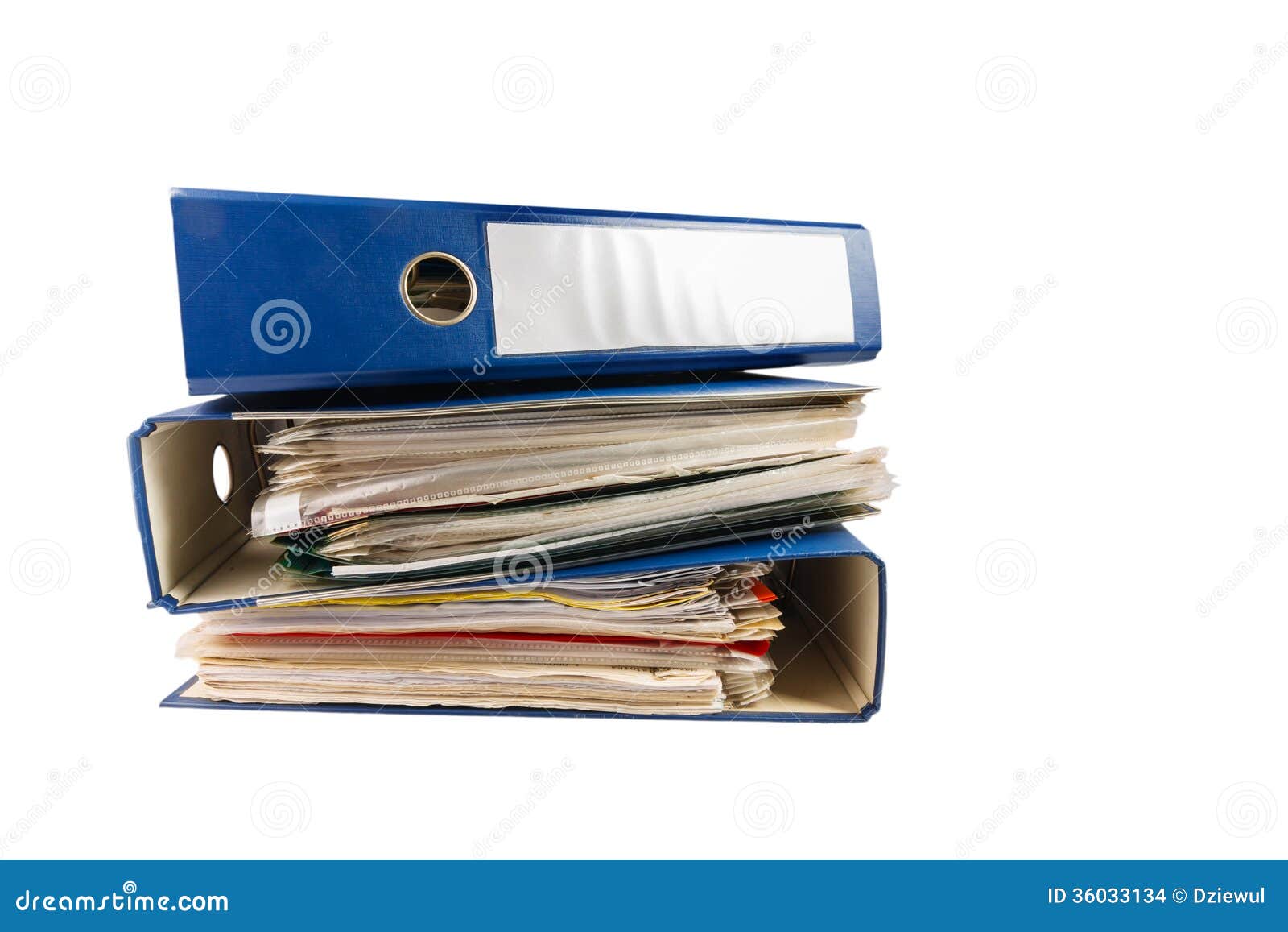 Stack of folders stock photo. Image of concept, studying - 36033134
