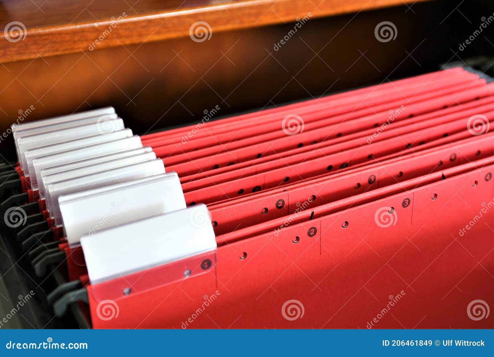 Stack of folders stock image. Image of diary, writing - 206461849