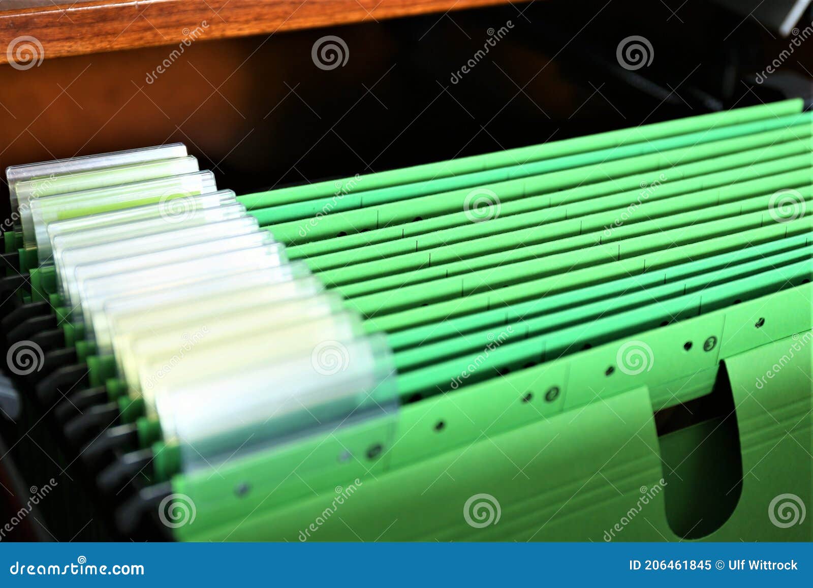 Stack of folders stock image. Image of folders, blank - 206461845