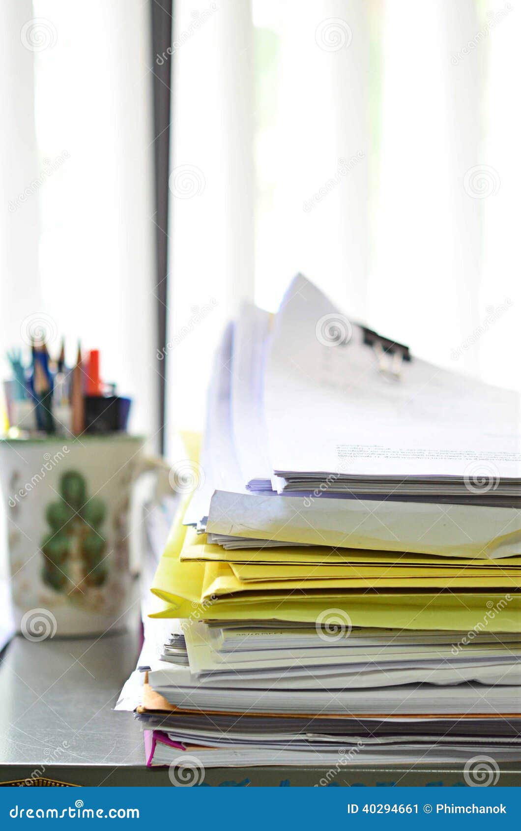 Stack Of Folders Royalty-Free Stock Photography | CartoonDealer.com ...