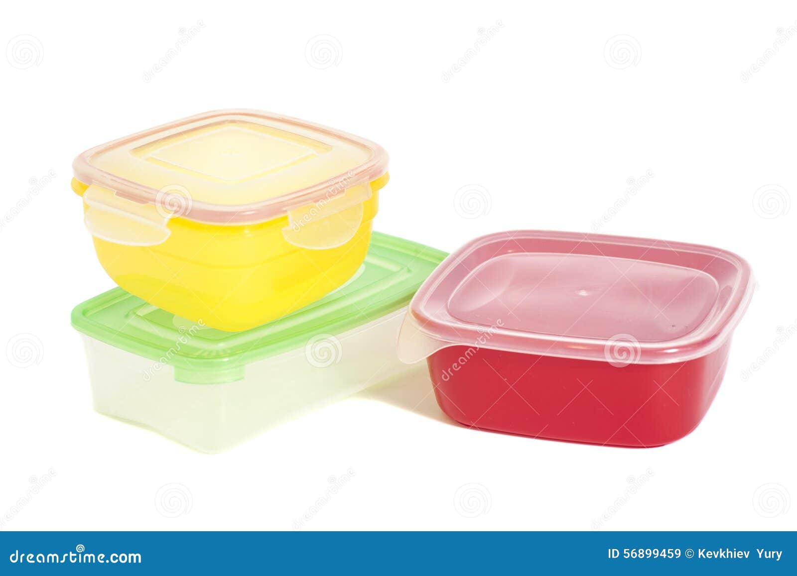 Stack of Food Plastic Containers Stock Image - Image of containers ...