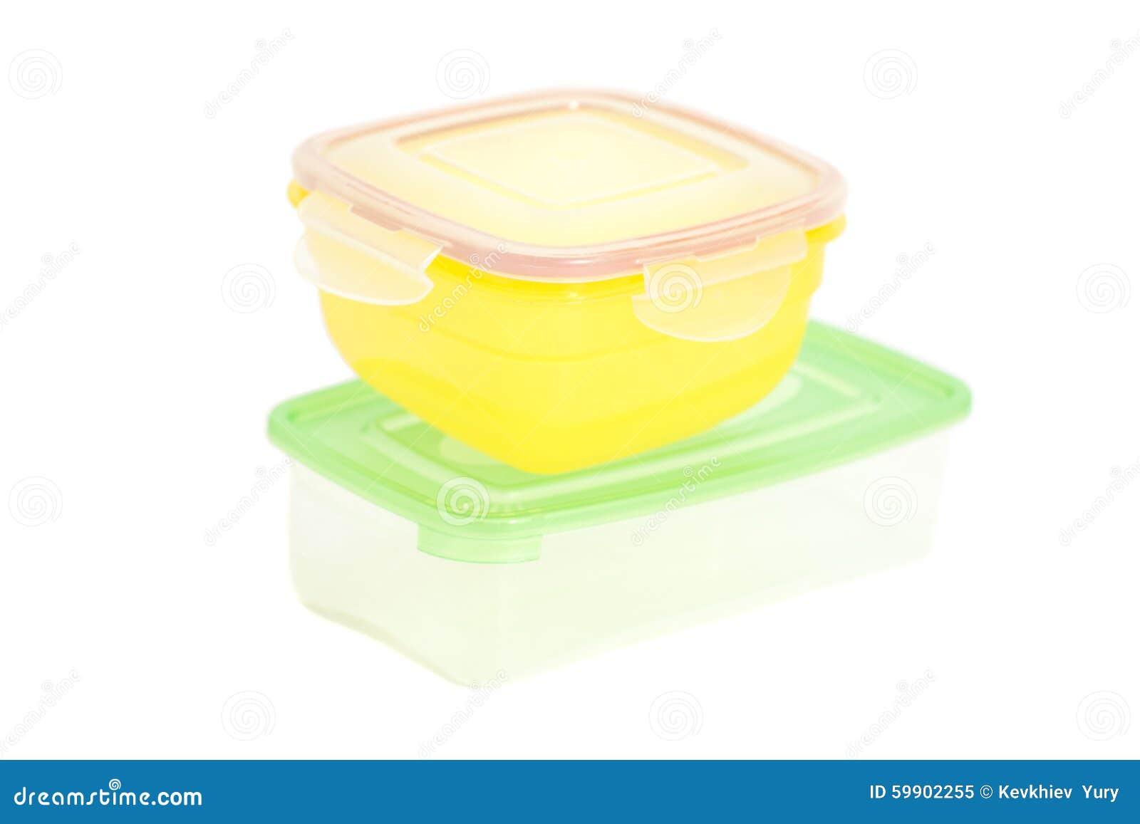 Stack of Food Plastic Containers Stock Image - Image of bowls, orange ...