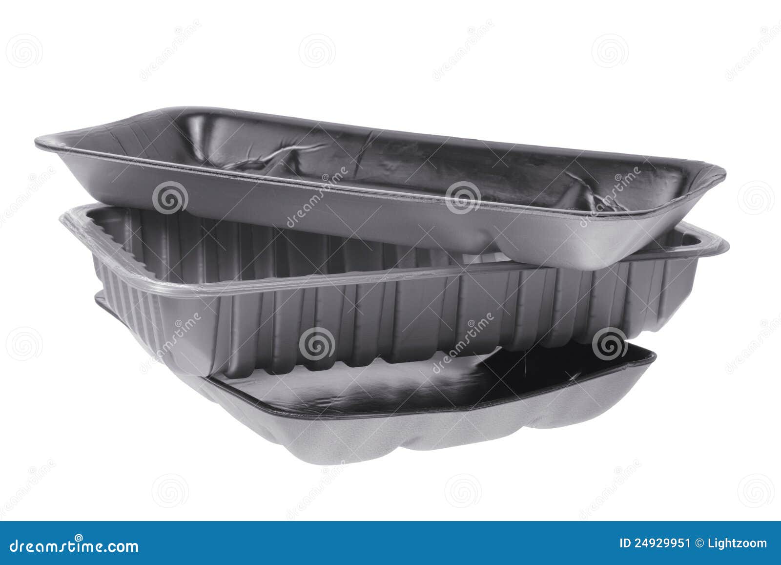 Stack of Food Trays stock image. Image of food, reuse - 24929951