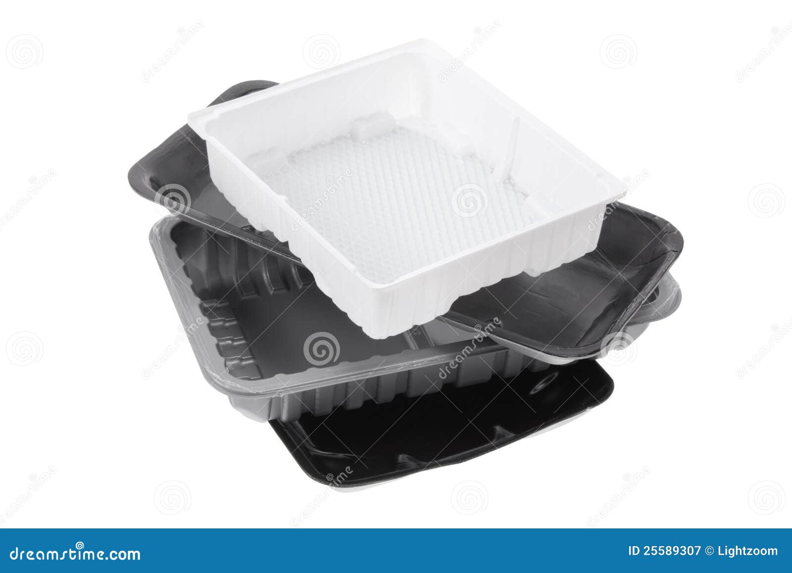Stack of Food Trays stock image. Image of disposable - 25589307