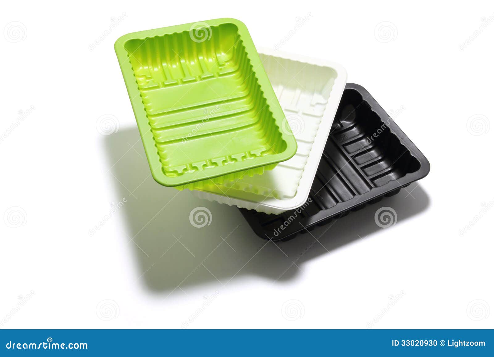 Stack of Food Trays stock photo. Image of party, pile - 33020930
