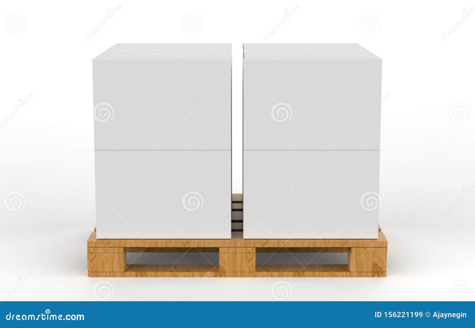 Stack of four boxes stock illustration. Illustration of commercial ...