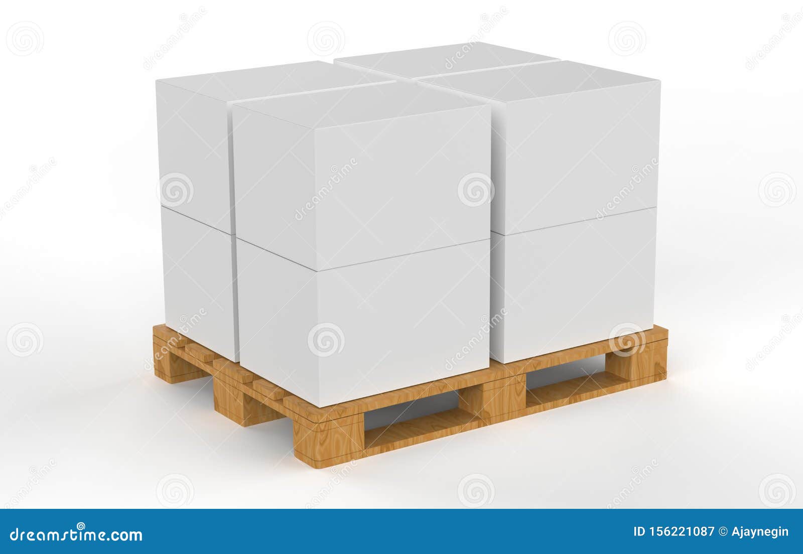 Stack of four boxes stock illustration. Illustration of cube - 156221087