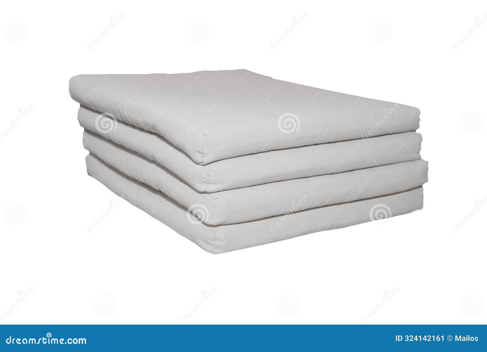 Stack of Four Garden Sofa Cushions Isolated on White Background Stock ...