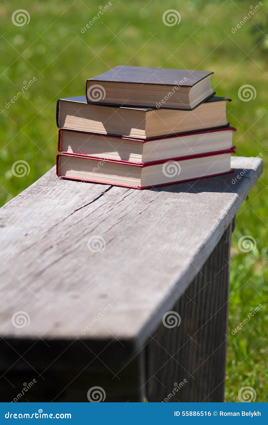 Stack of Four Hardcover Books. Stock Photo - Image of retro, objects ...
