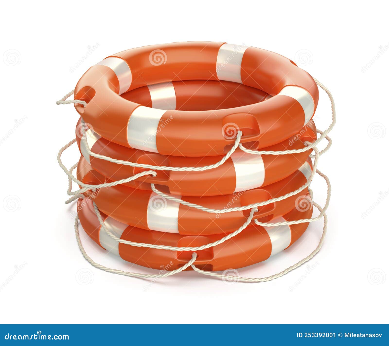 Stack Of Swim Rings Royalty-Free Stock Photography | CartoonDealer.com ...