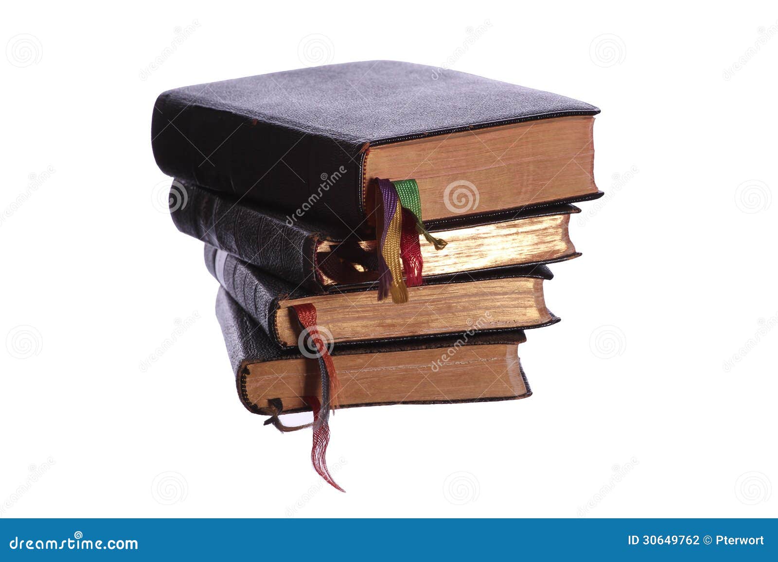 Stack of four old books stock photo. Image of hardcover - 30649762