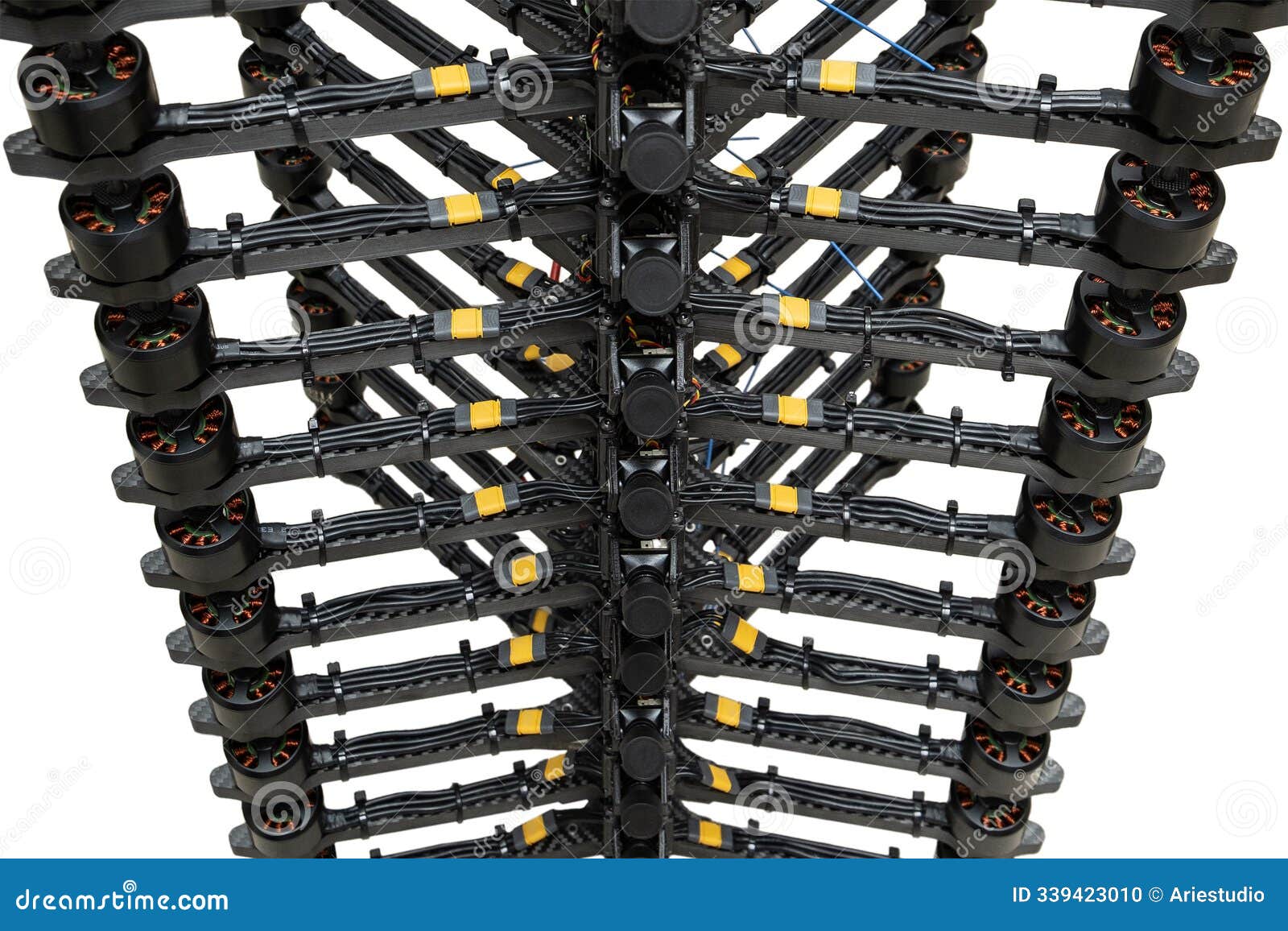 A Stack of Fpv Body Drones with Four Engines and Frontal Cameras. Each ...