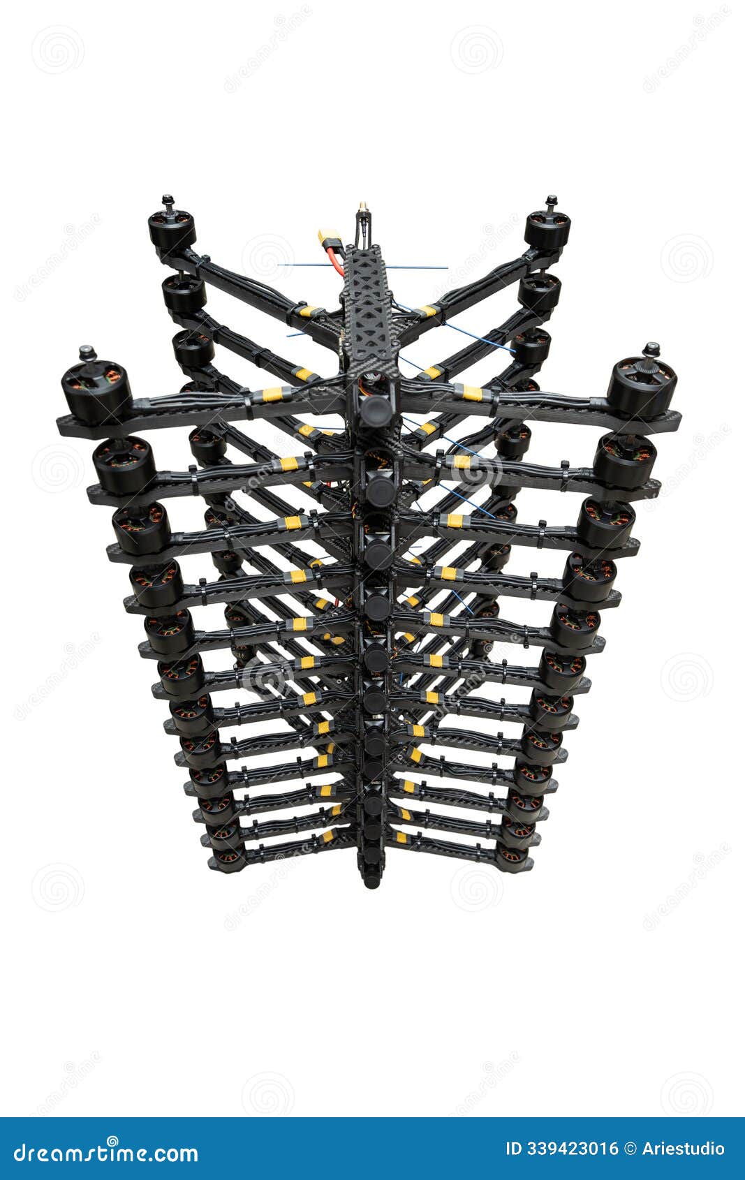 A Stack of Fpv Body Drones with Four Engines and Frontal Cameras. Each ...