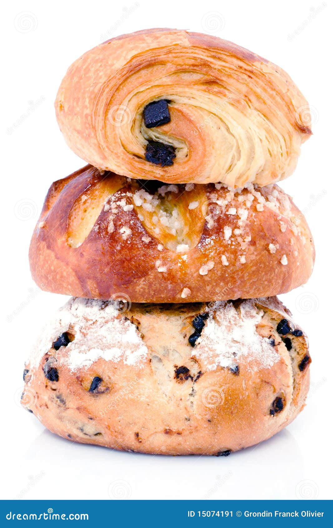 Stack of French pastry stock image. Image of buns, stacked - 15074191